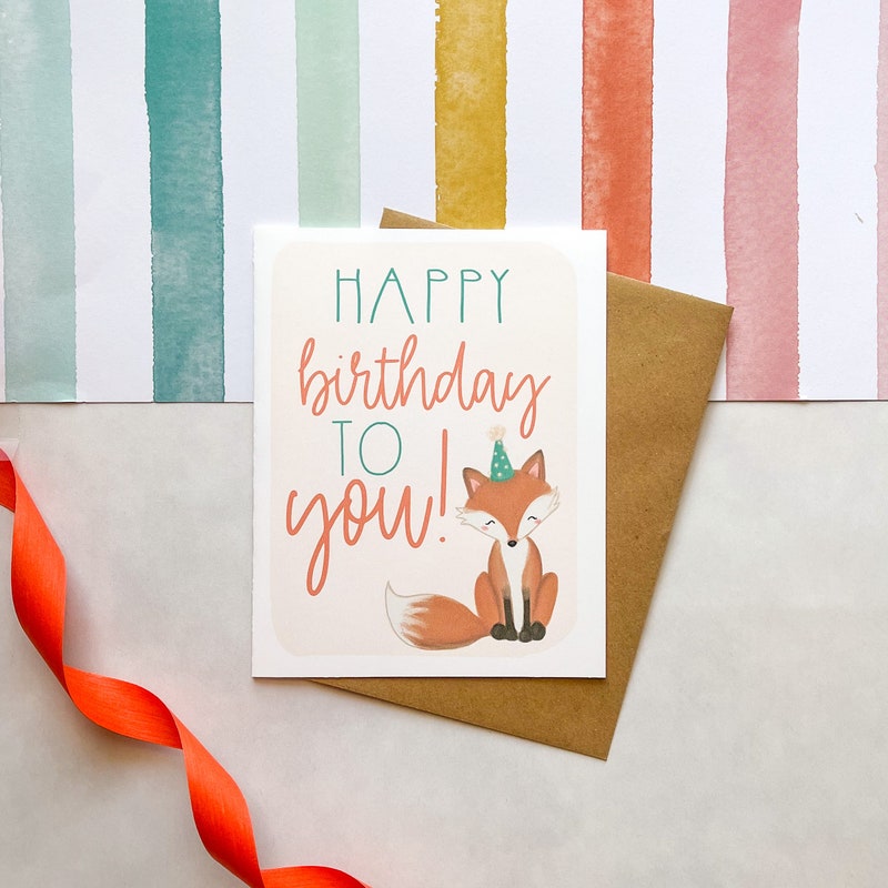 Fox Birthday - Etsy