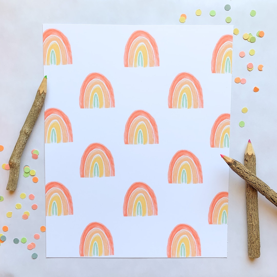 Rainbow Print - Etsy