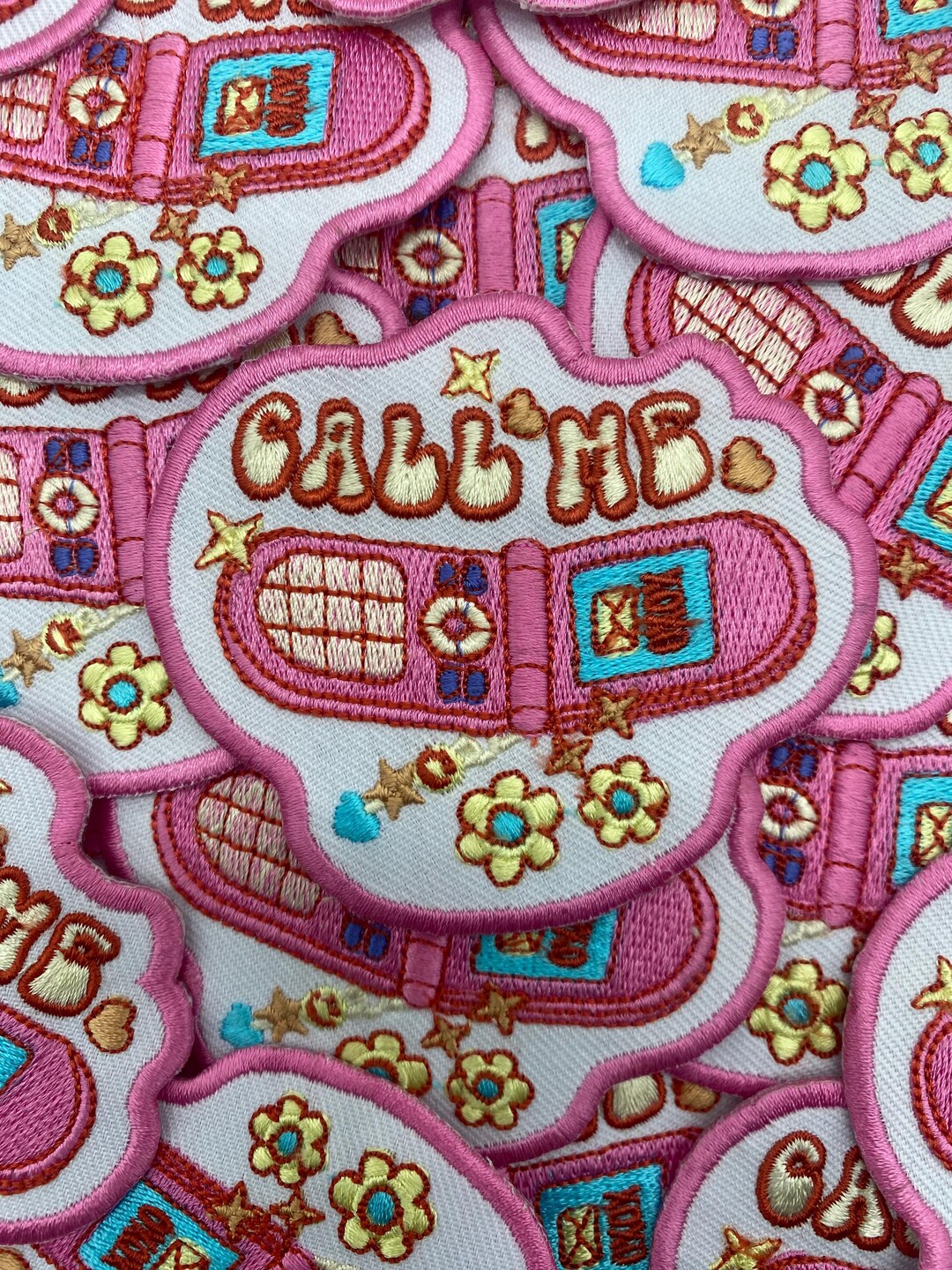 Prideful Patchez, Call Me, Iron on Patch, Sew on Patch, Embroidered ...
