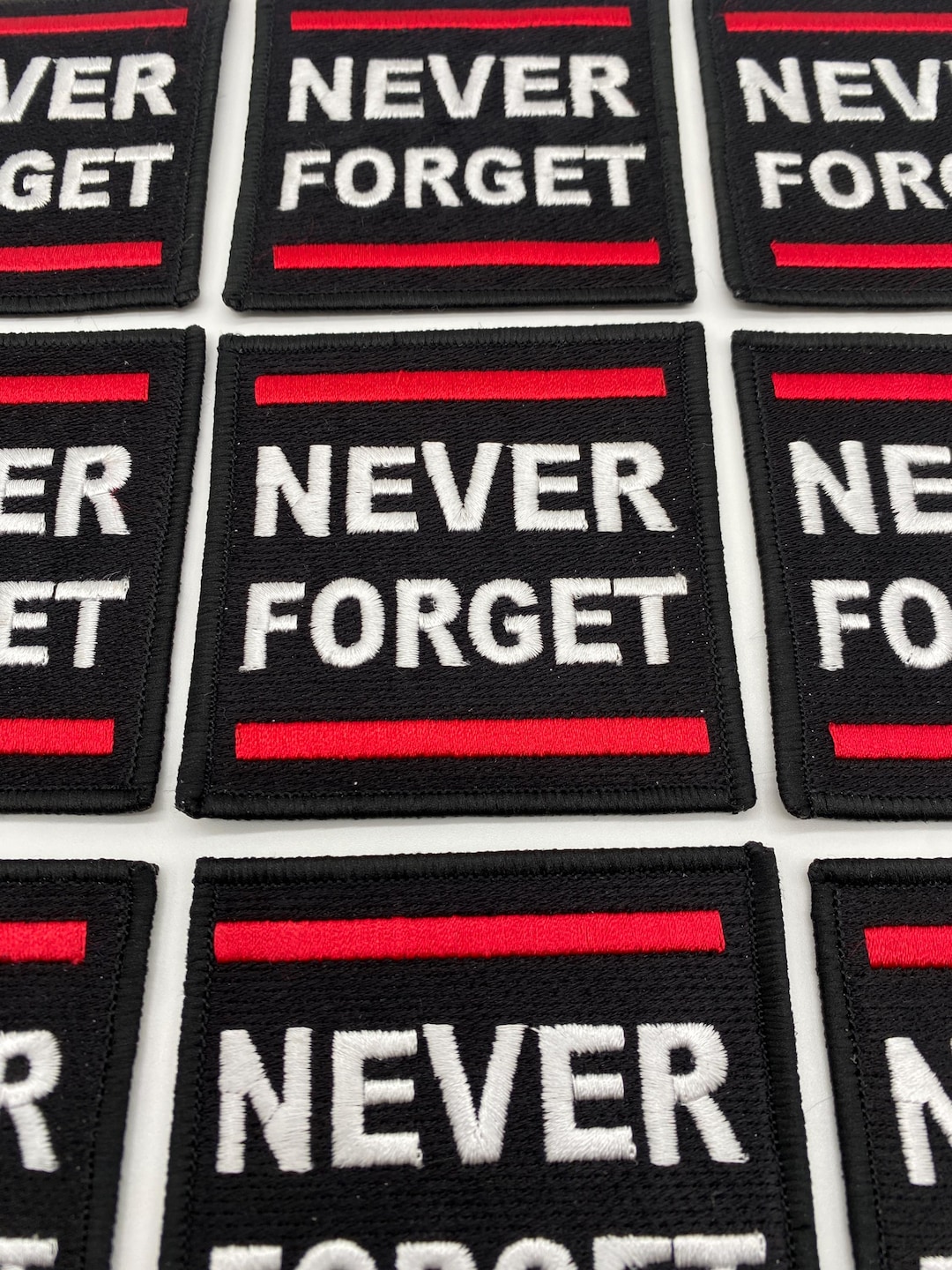 Prideful Patchez, Never Forget, Iron on Patch, Sew on Patch, Pray Patch ...