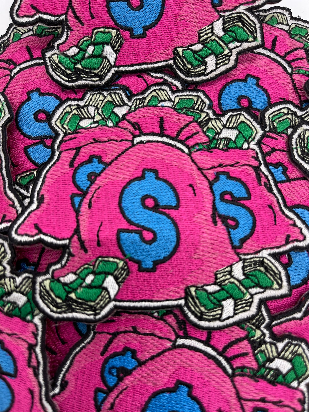 Prideful Patchez, Money Bags, Iron on Patch, Sew on Patch, Embroidered ...