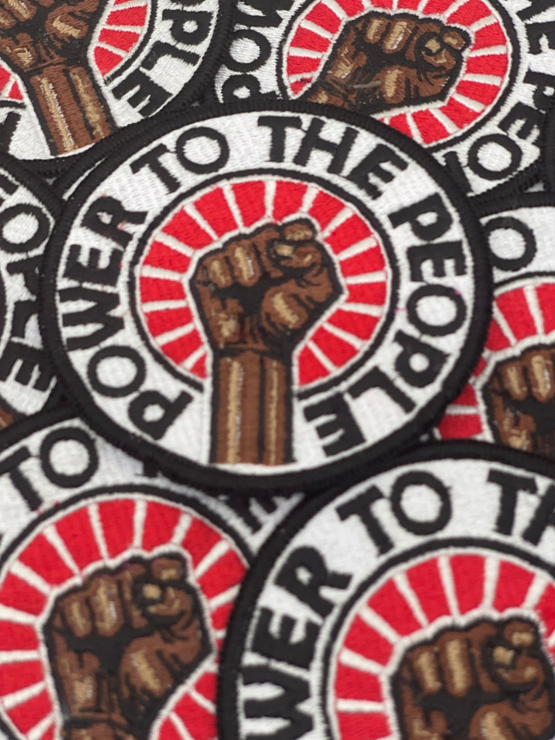 Prideful Patchez, Power to the People, Iron on Patch, Power Patch, Sew ...