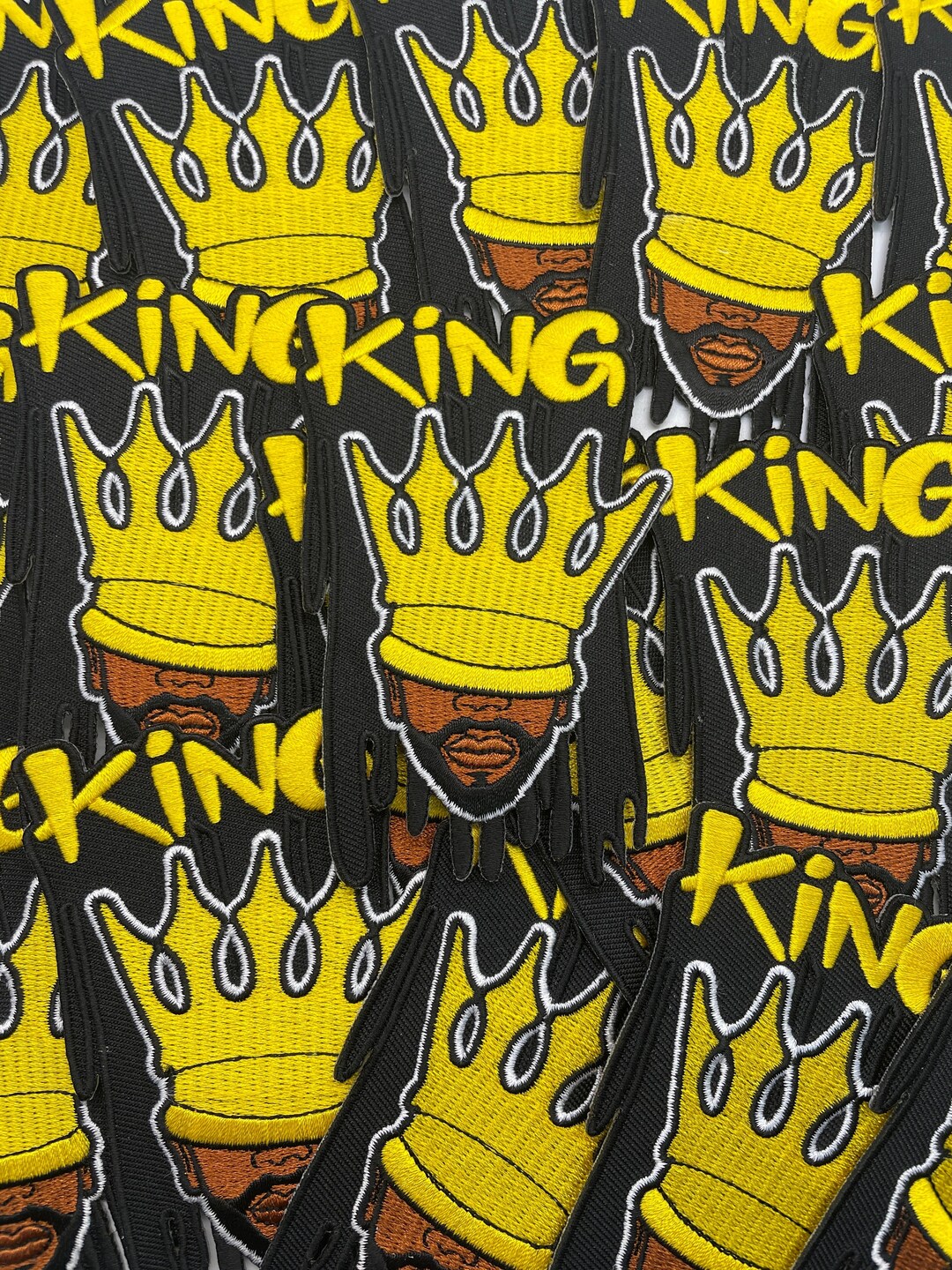 Prideful Patchez, Drip King, Iron on Patch, King Patch, Sew on Patch ...