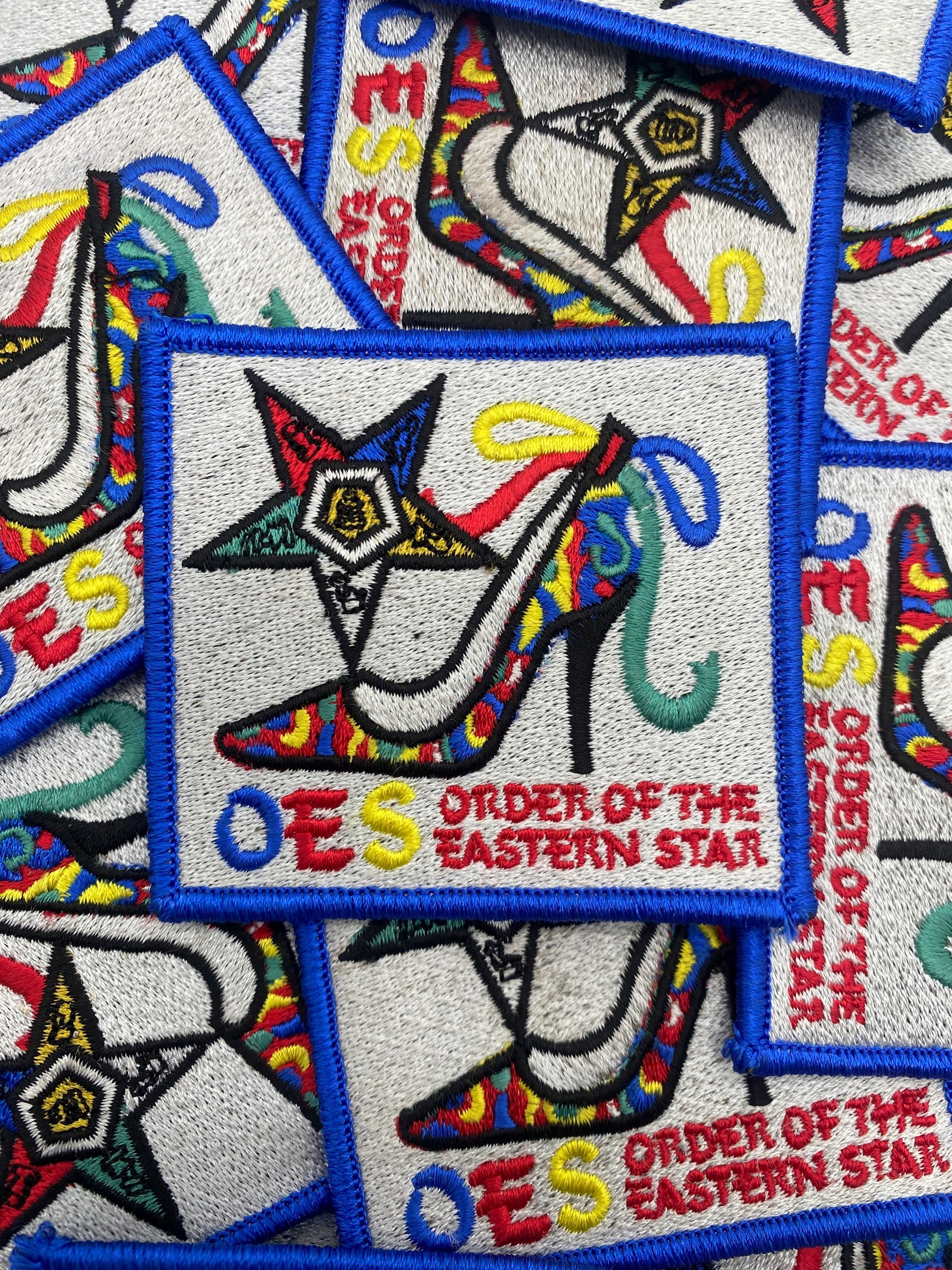 Prideful Patchez Eastern Star Iron on Patch, Sew on Patch, Embroidered ...