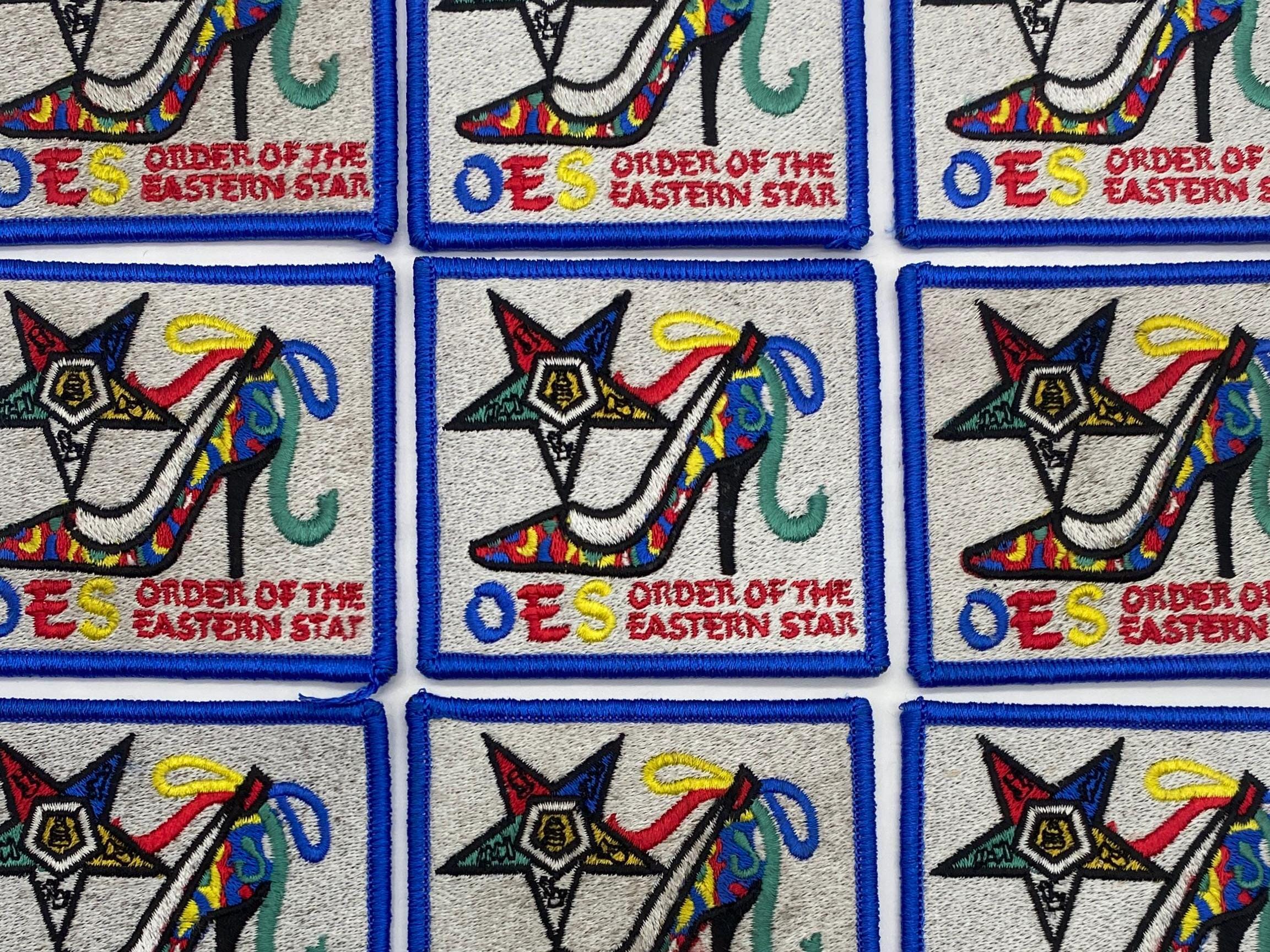 Prideful Patchez Eastern Star Iron on Patch, Sew on Patch, Embroidered ...