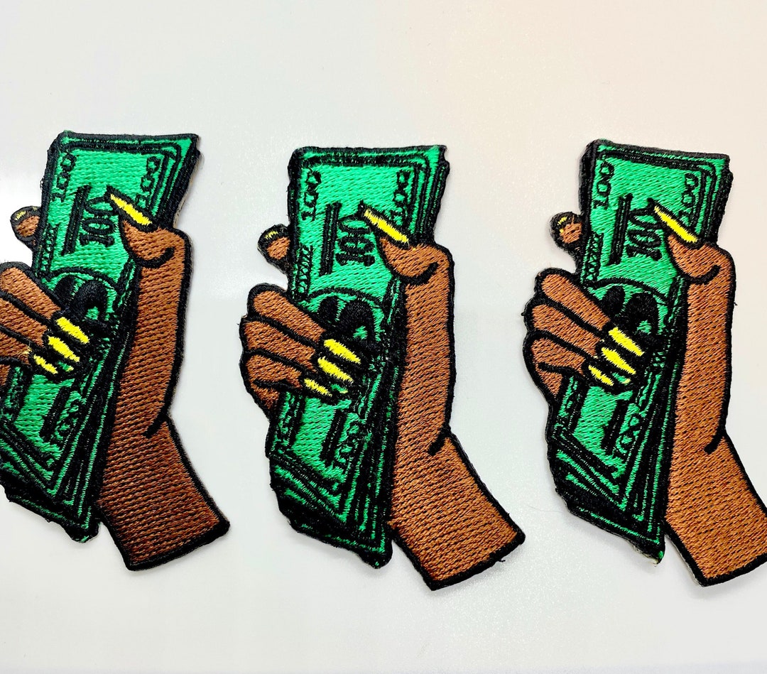Prideful Patchez, Money, Money, Money, Iron on Patch, DIY, Sew on Patch ...