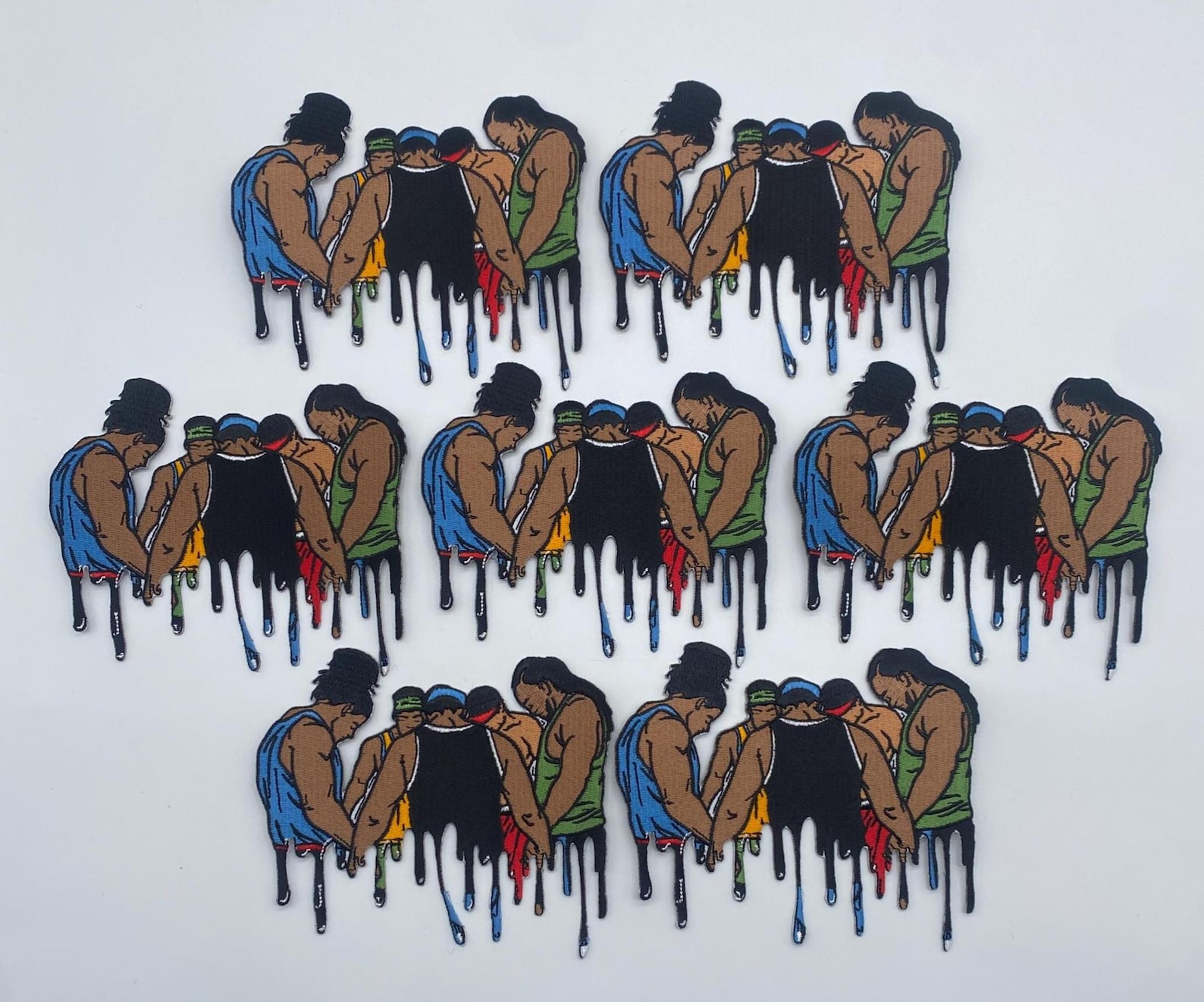 Prideful Patchez, Brothers Iron/sew on Patch, Applique, Embroidery ...