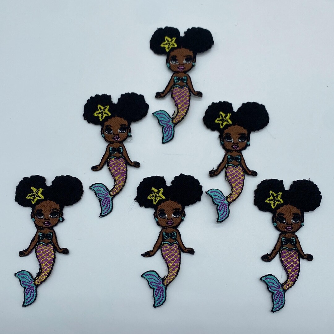 Prideful Patchez, Mini Mermaid, Iron on Patch, Sew on Patch ...