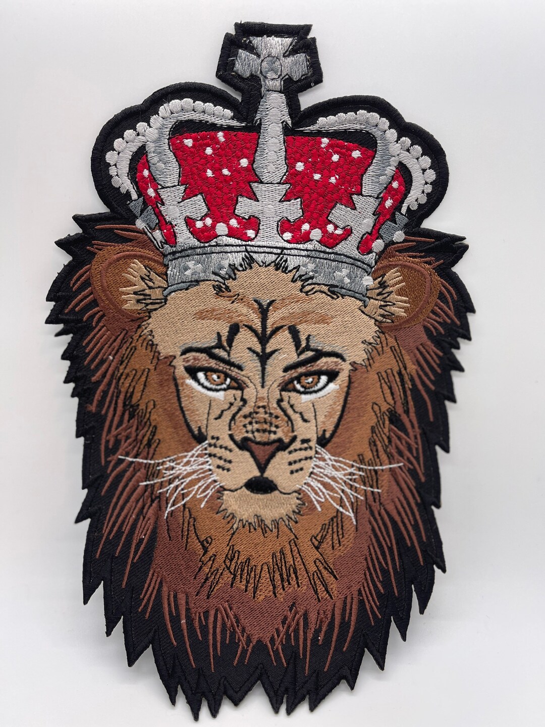King of the Jungle Fearless Iron on Patch Sew on Patch - Etsy