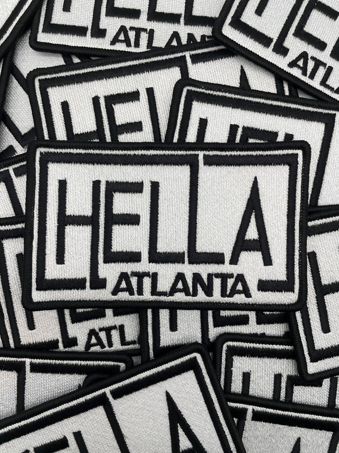 Prideful Patchez, Hella Atlanta, Iron on Patch, Sew on Patch ...