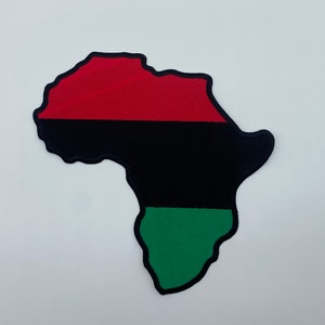 Large Africa Back Patch, African Patch, Africa, Iron on Patch, Sew on ...