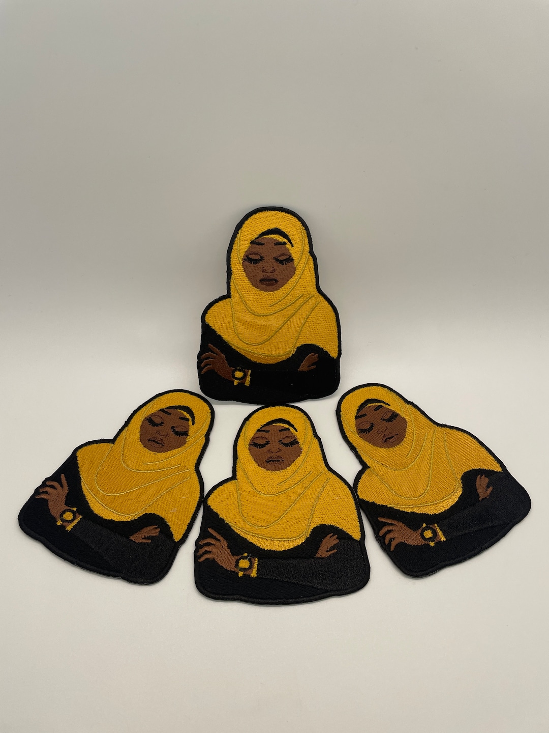 Prideful Patchez, Beautiful Hijab Iron on Patch, Jacket Patch, Sew on ...