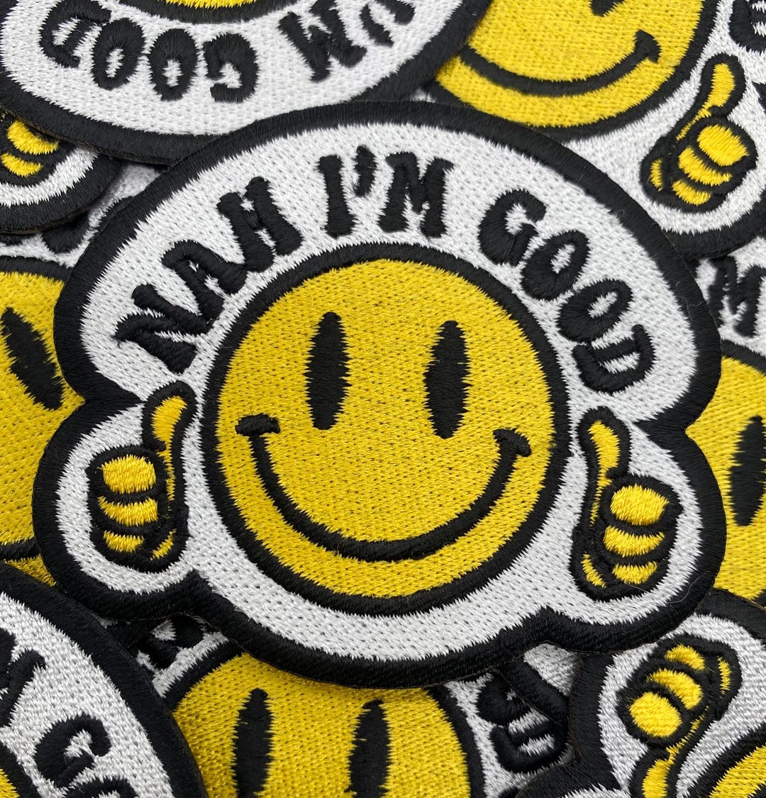 Prideful Patchez, Im Good, Iron on Patch, Sew on Patch, Embroidered ...