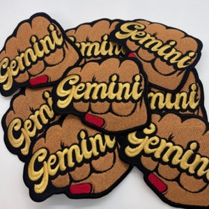 Prideful Patchez, Zodiac Signs Iron on Patch, Zodiac Patch, Sew on Patch, Embroidered Patch ...