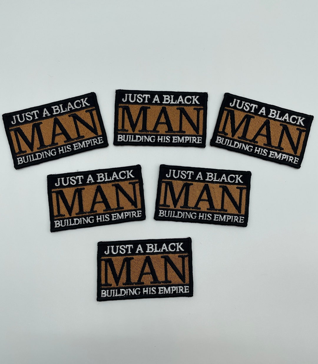 Prideful Patchez, Just A Black Man, Iron on Patch, Jacket Patch, Sew on ...