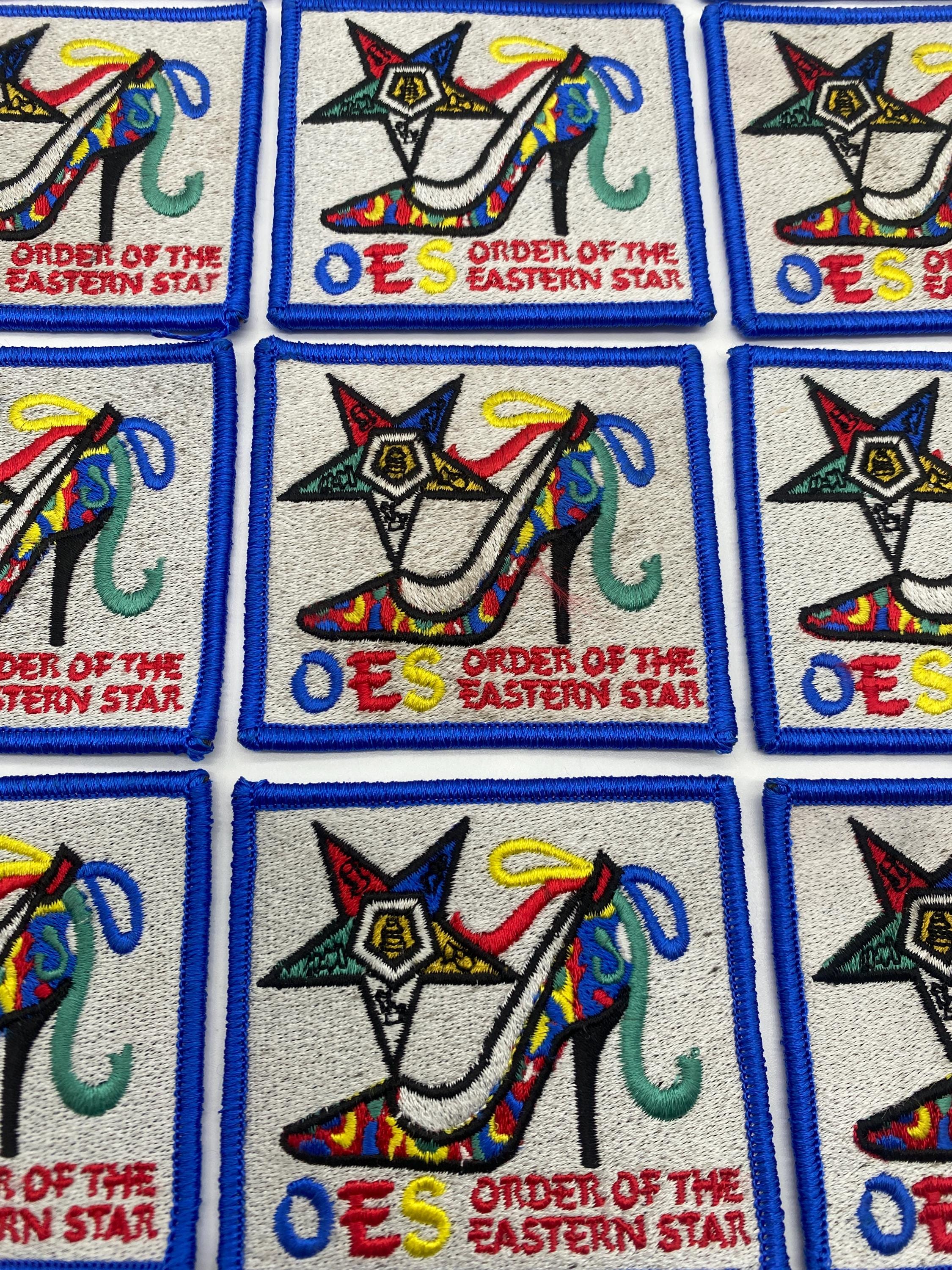 Prideful Patchez Eastern Star Iron on Patch, Sew on Patch, Embroidered ...