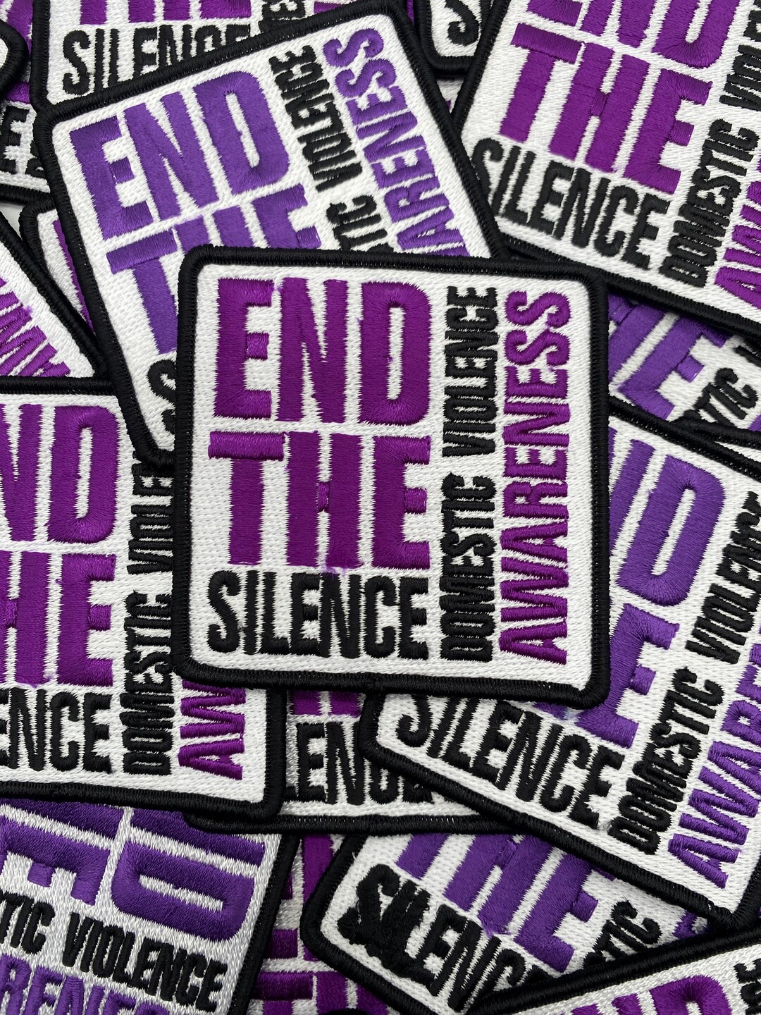 Prideful Patchez, End the Silence, Iron on Patch, Sew on Patch ...