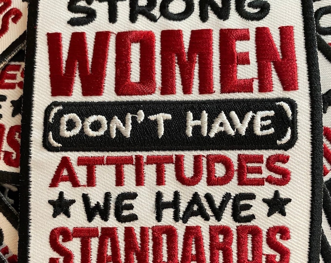 Prideful Patchez, Strong Women Inspiring, Iron on Patch, Jacket Patch ...