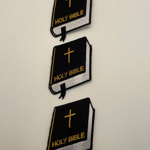 Prideful Patchez, Holy Bible Patch, Iron on Patch, Jacket Patch, Sew on ...