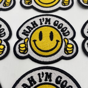 Prideful Patchez, Im Good, Iron on Patch, Sew on Patch, Embroidered ...