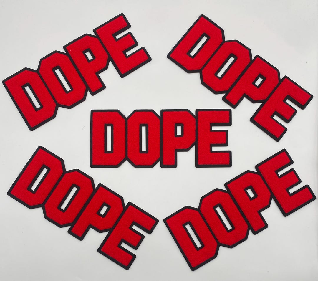 Prideful Patchez, Dope, Chenille Patch, Iron on Patch, Sew on Patch ...