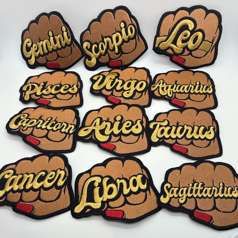 Virgo Capricorn Patch - Etsy