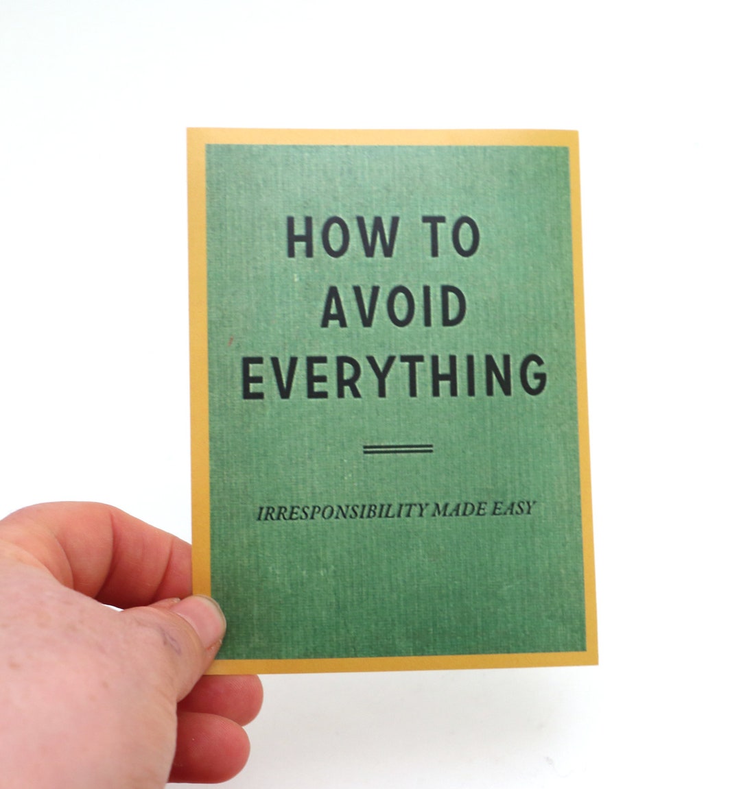 XL Sticker, How to Avoid Everything Sticker, Book Cover, Ships Free ...