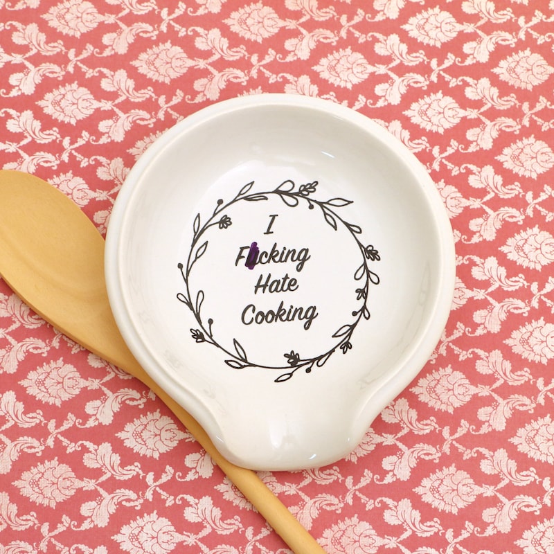 Pottery Spoon Rest Funny - Etsy