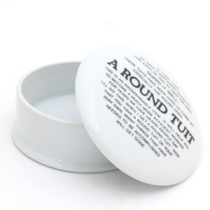A Round Tuit, Ceramic Box, Funny Novelty Gag Gift, Office Coworker Gift ...