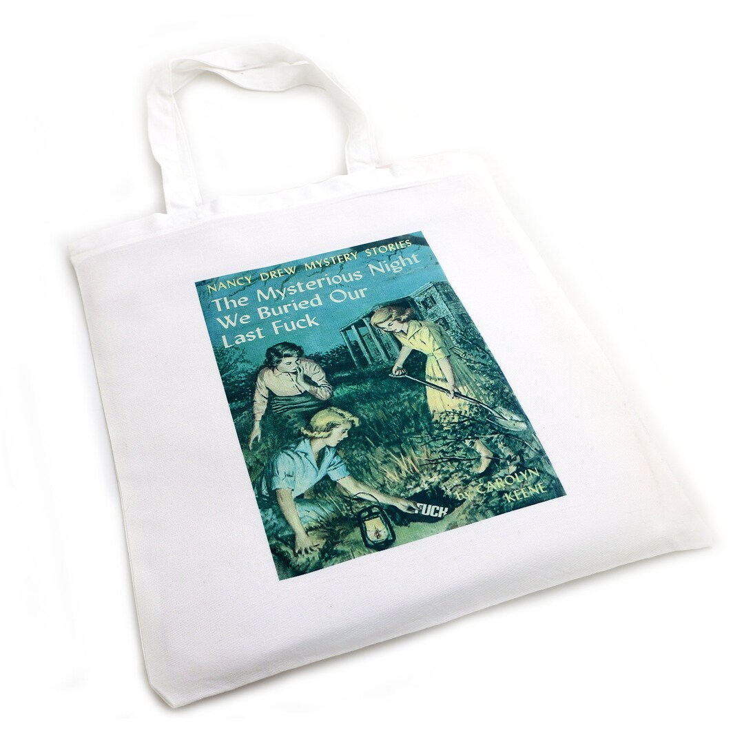 Nancy Drew Tote Bag, 15 X 14 Cotton Book Bag - Etsy