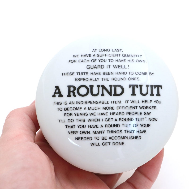Round Tuit - Etsy