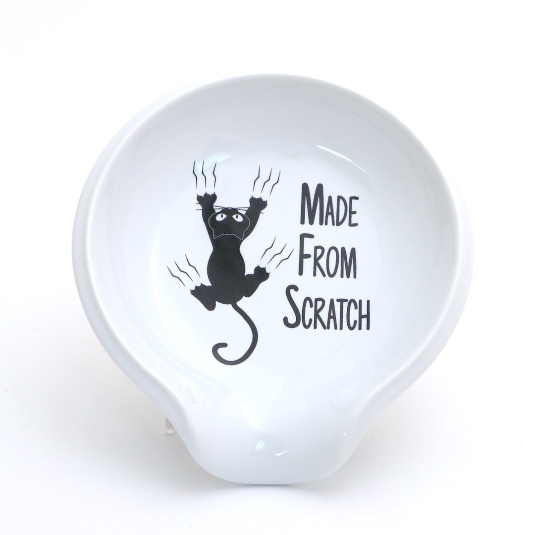 Cat Spoon Rest, Made From Scratch, Funny Gift, Spoonrest, Gift for Cat ...