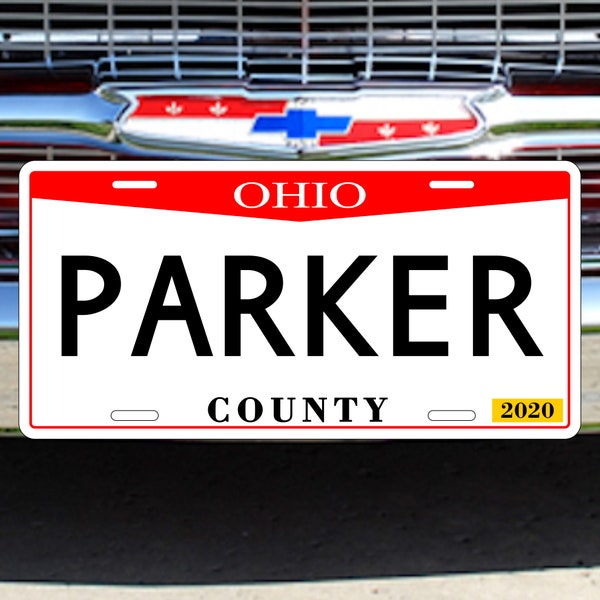 Ohio Personalized License Plate - Etsy