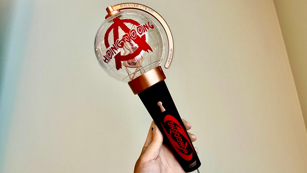 Ateez Anarchy Inspired Bias Lightiny Decal Stickers - Etsy