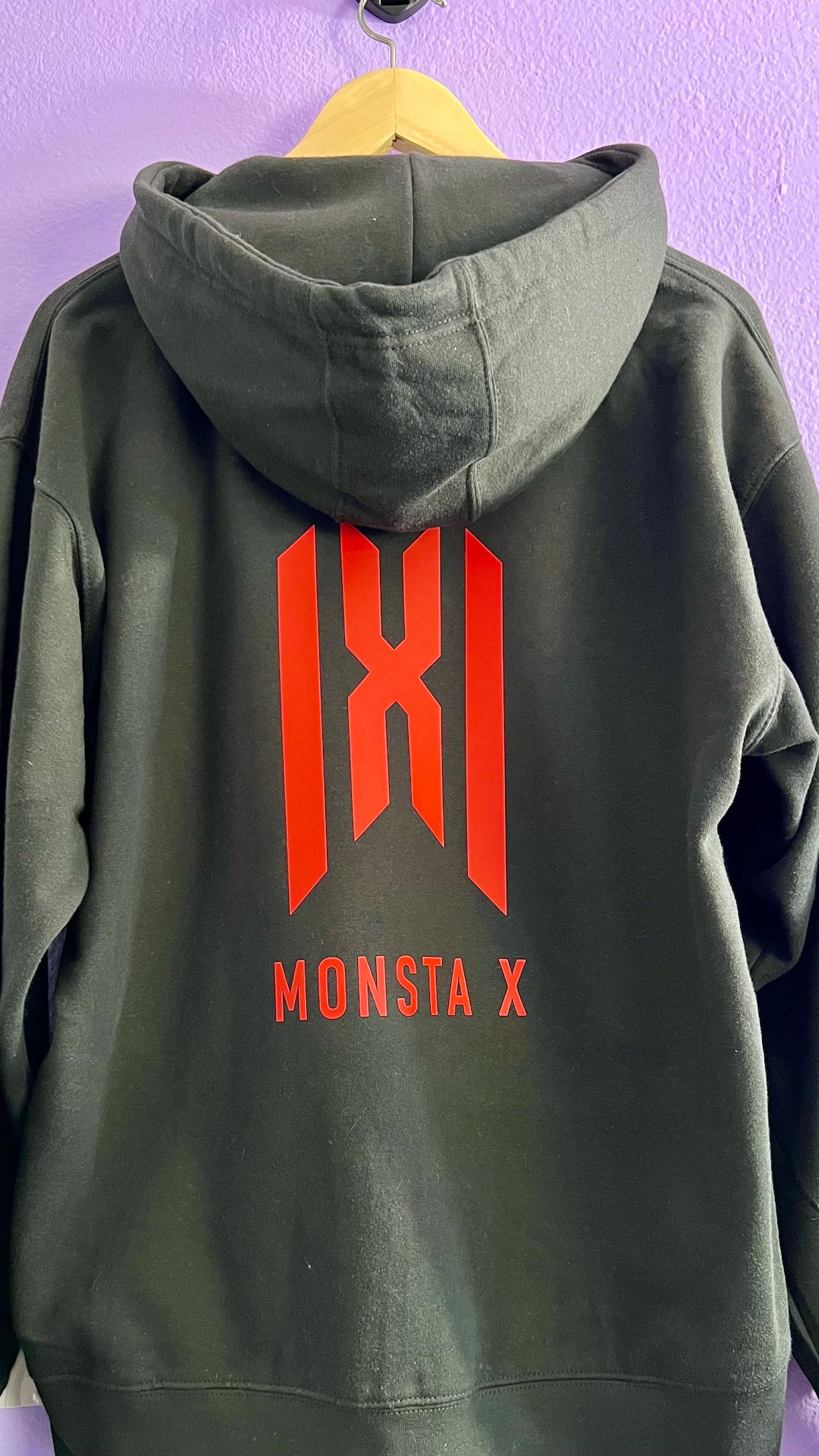 Monsta X Logo Zip up Hoodie - Etsy