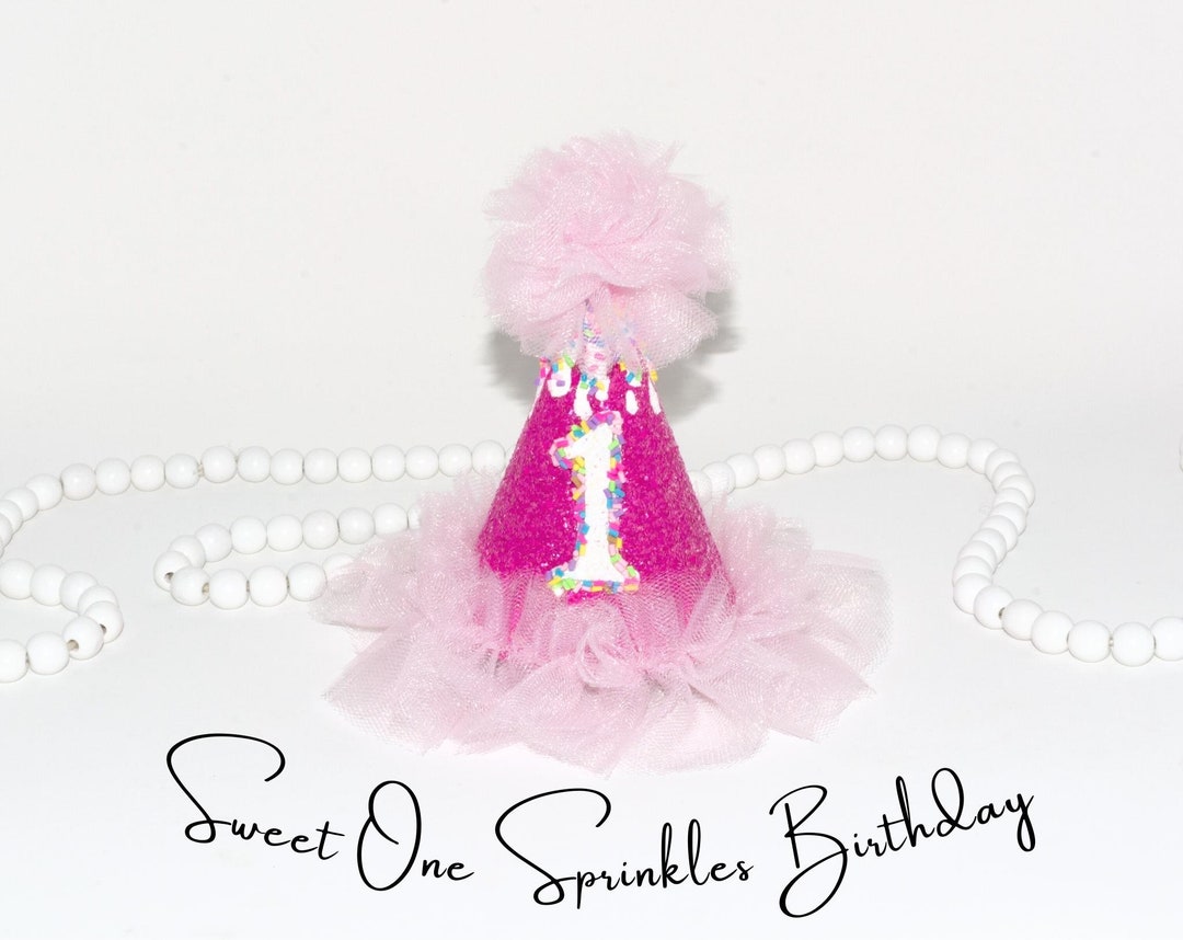 Sweet One Sprinkles Birthday Party Hat - Etsy
