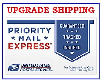 Priority Mail Upgrade 1-3 Days or Priority Express 1-2 Days - Etsy