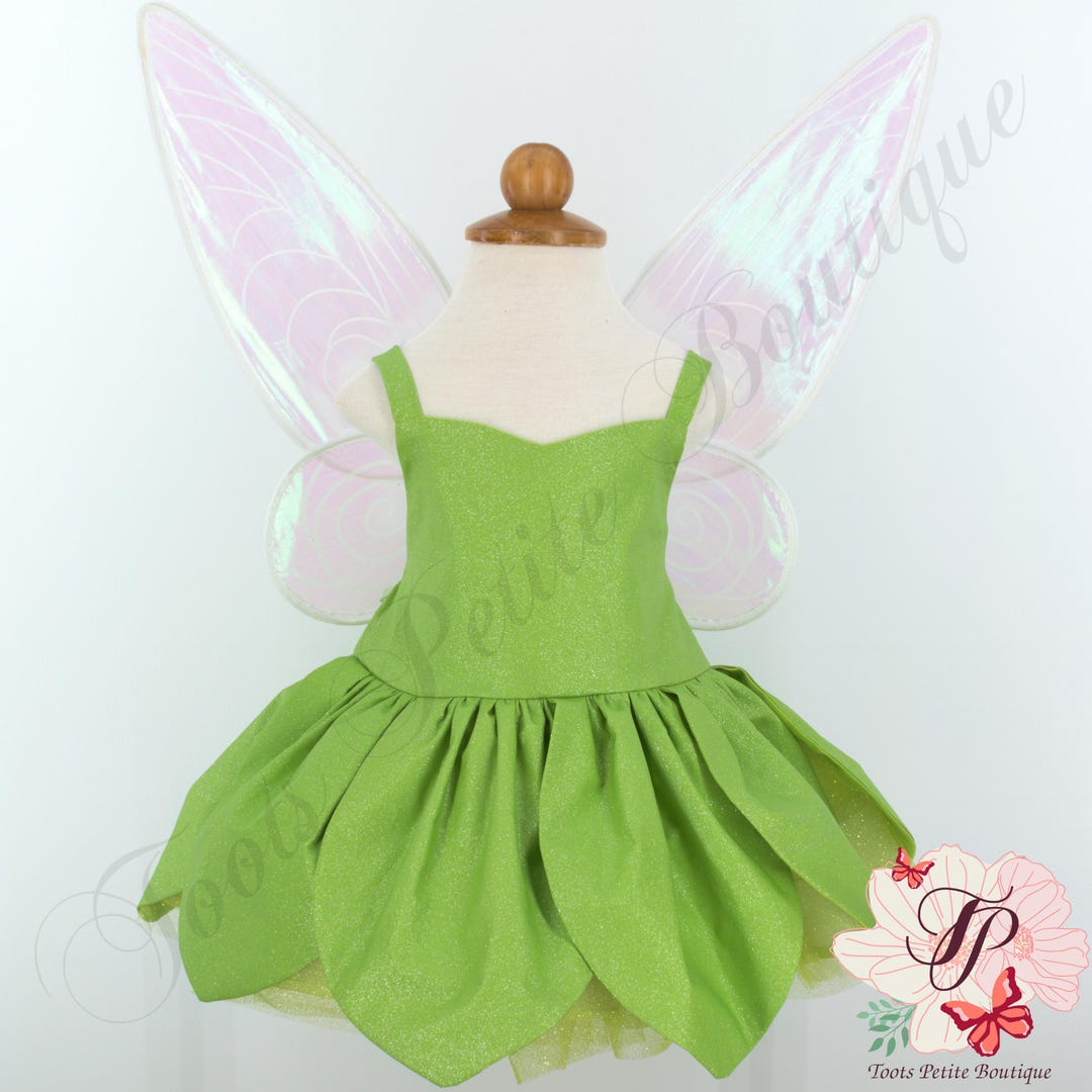 Tinker Bell Dress With Bloomers and Wings - Etsy