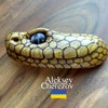 Python, Wooden Barrette Snake, Wood Carved Hair Clips, Hairgrips, Hair ...