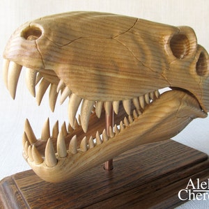 Synapsid Skull, Dimetrodon, Dinosaurus Skull, Woodcarving, Loft, a Gift ...