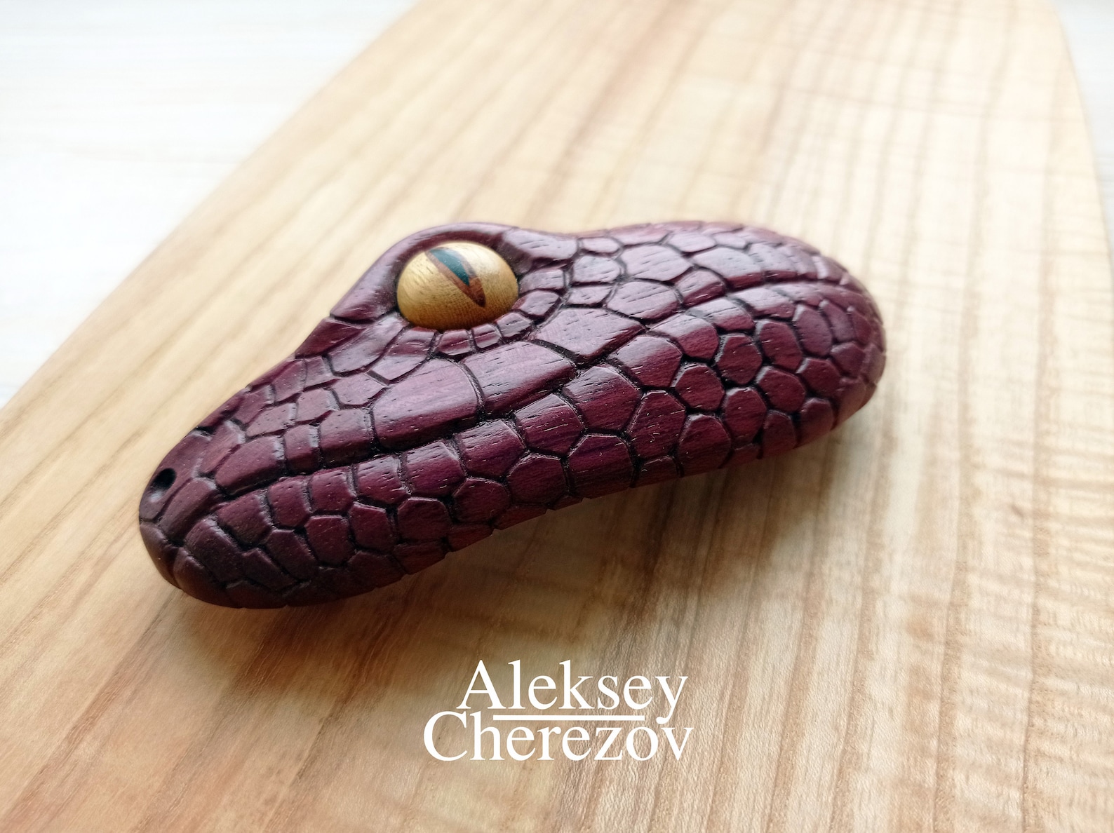 Wooden Barrette Snake Head Wood Carved Hair Clips Hairgrips | Etsy