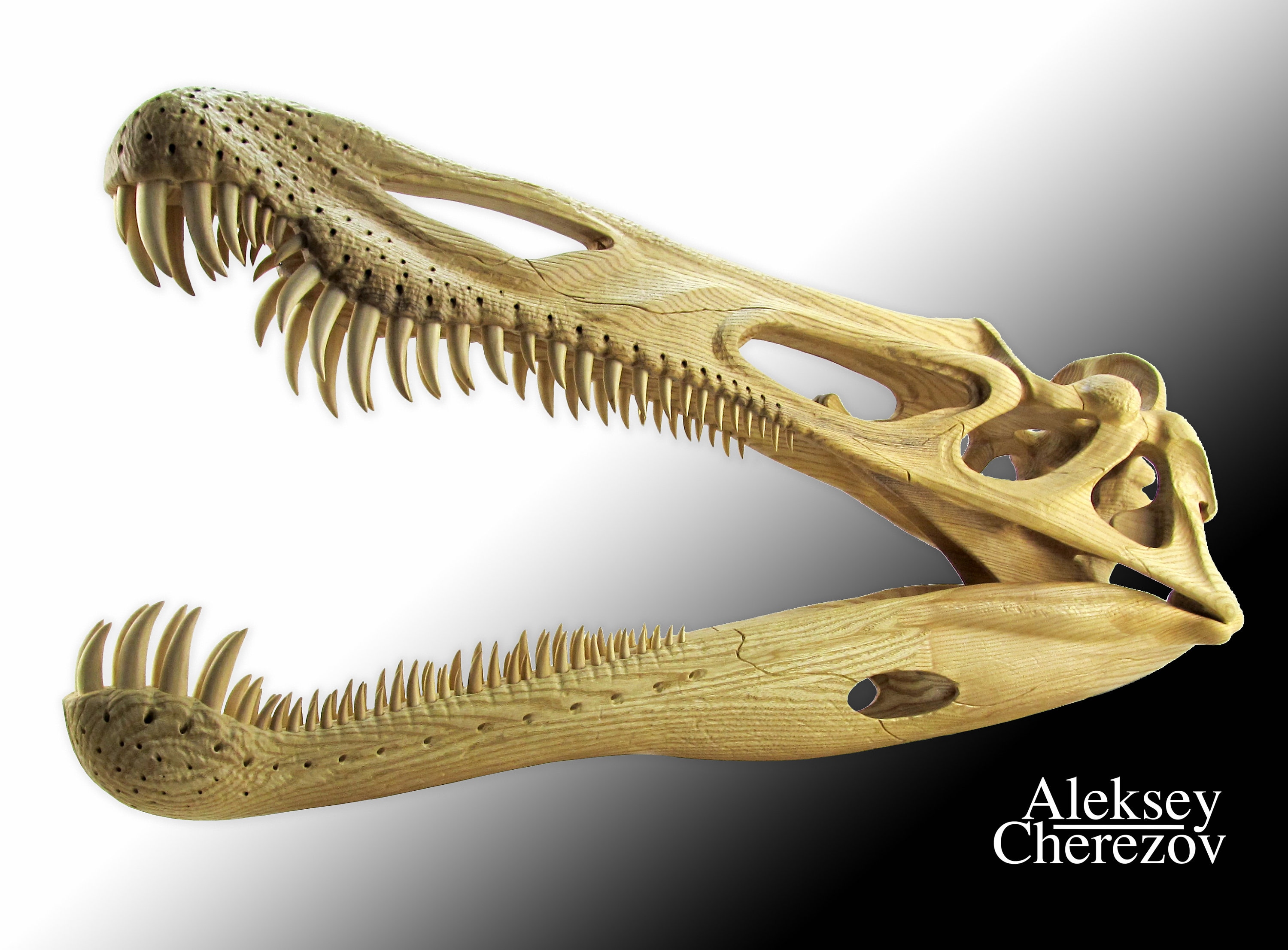 Suchomimus, Dinosaurus Skull ,paleontologi, Paleoart. Loft Tabletop ...