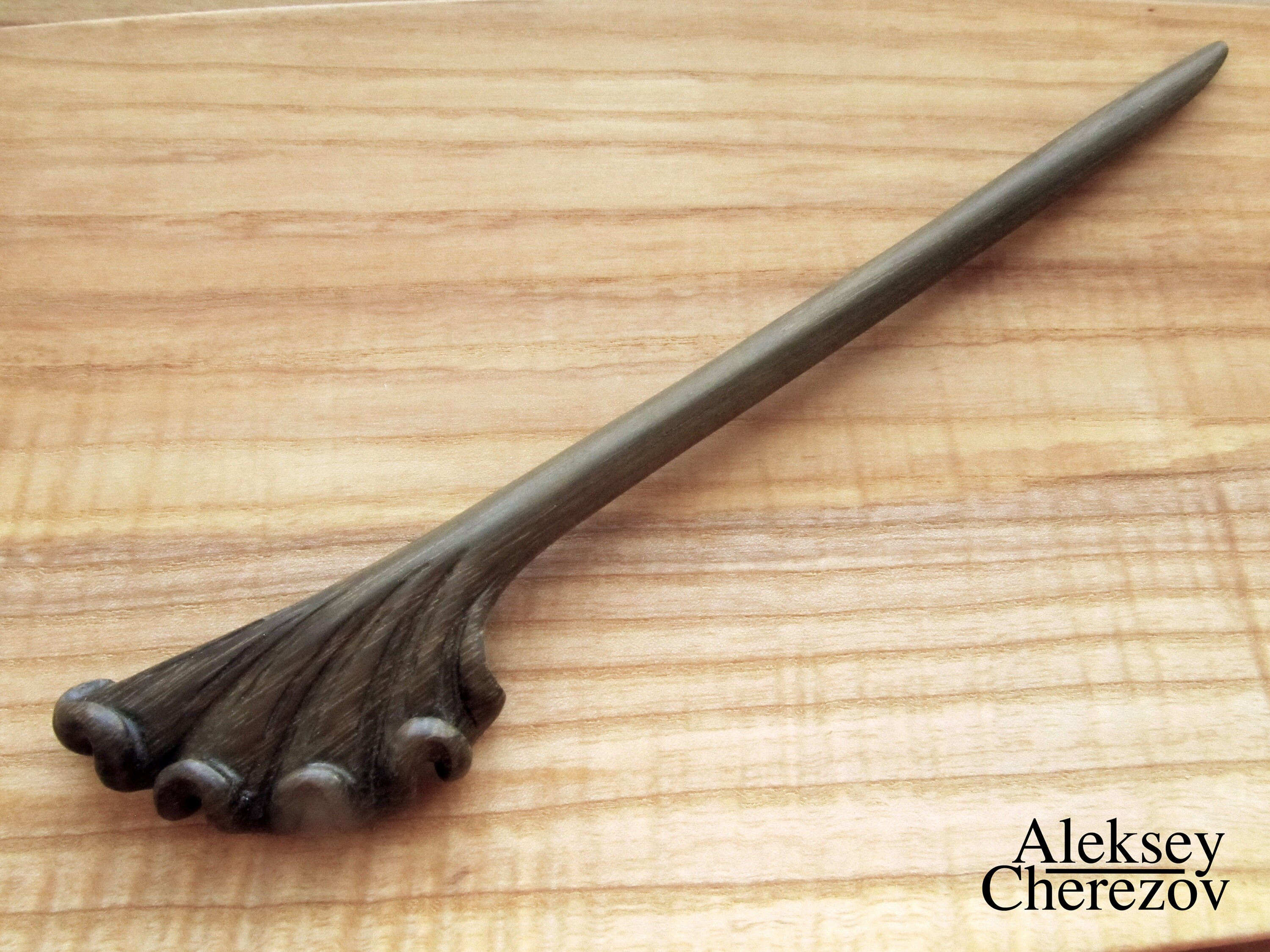 Carved Wooden Hair Stick Hair Pin Wooden Hair Pin Gift for - Etsy