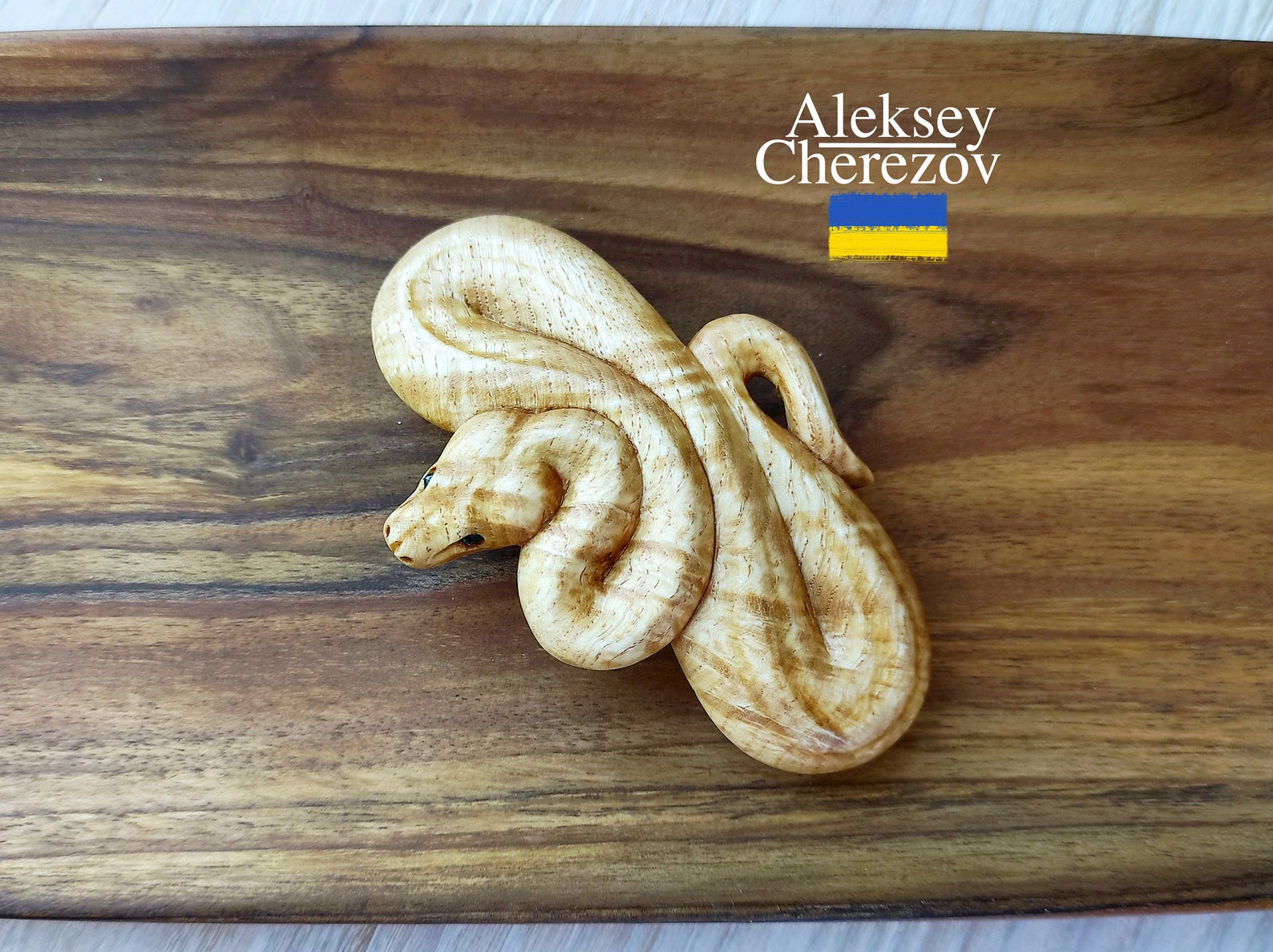 Wooden Barrette Snake Wood Carved Hair Clips Hairgrips - Etsy