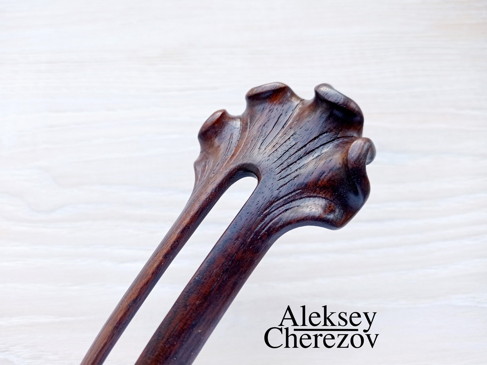 Carved Wooden Hair Fork Hair Accessoriesdelicate Wooden - Etsy