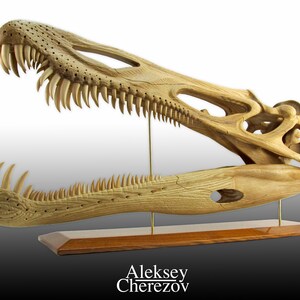 Suchomimus, Dinosaurus Skull ,paleontologi, Paleoart. Loft Tabletop ...