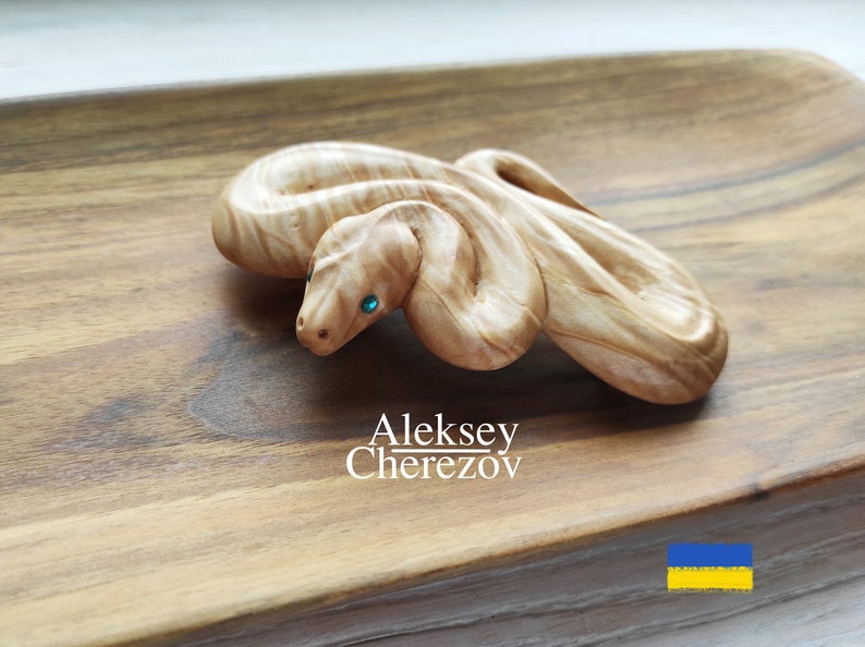 Wooden Barrette Snake Wood Carved Hair Clips Hairgrips - Etsy