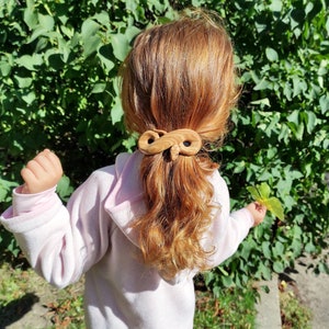 Python, Wooden Barrette Snake, Wood Carved Hair Clips, Hairgrips, Hair ...