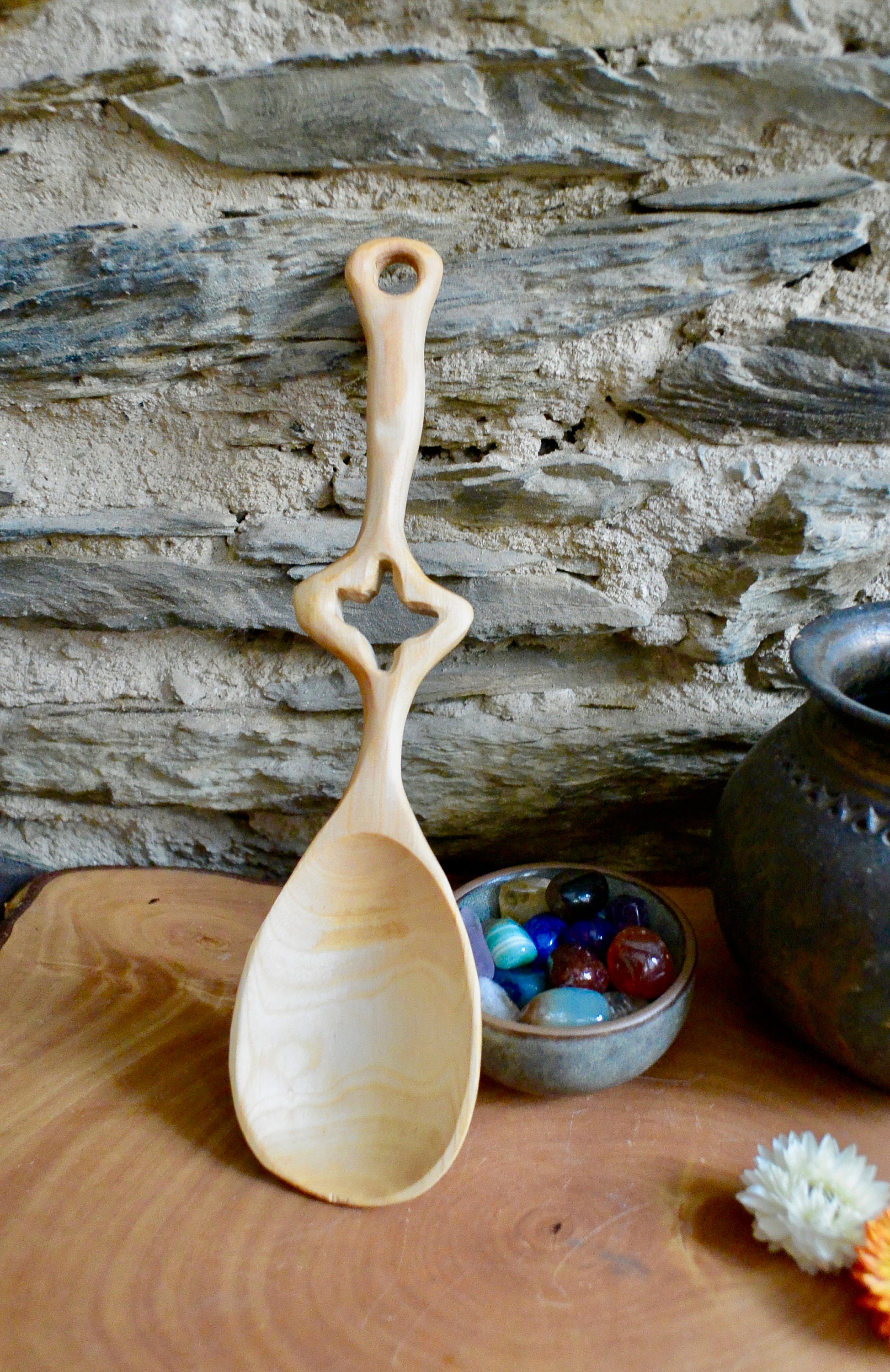 Handmade Wooden Spoon Unique of Antiseptic Birch Wood - Etsy Ireland