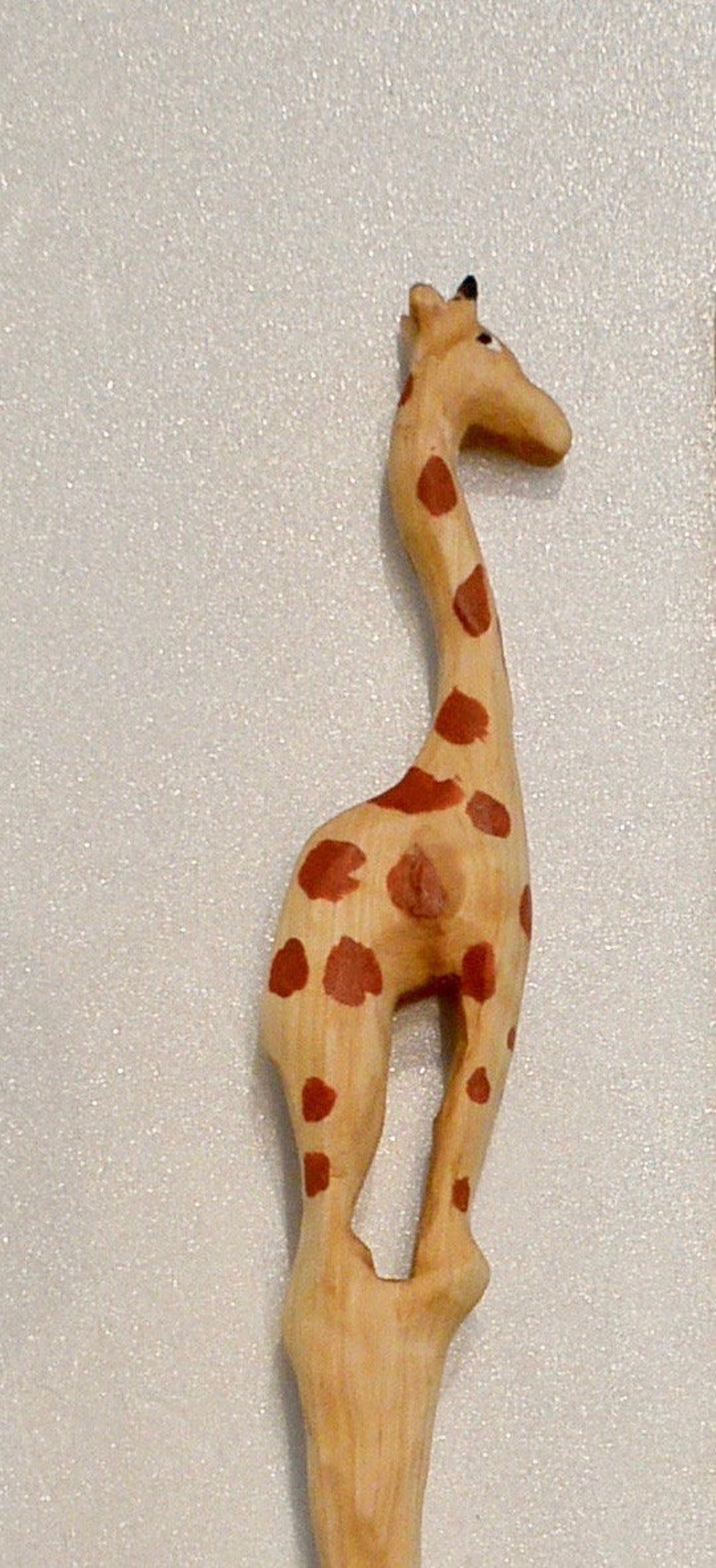 Handmade Giraffe Wooden Spoon, Unique Piece Made of Antiseptic Birch ...